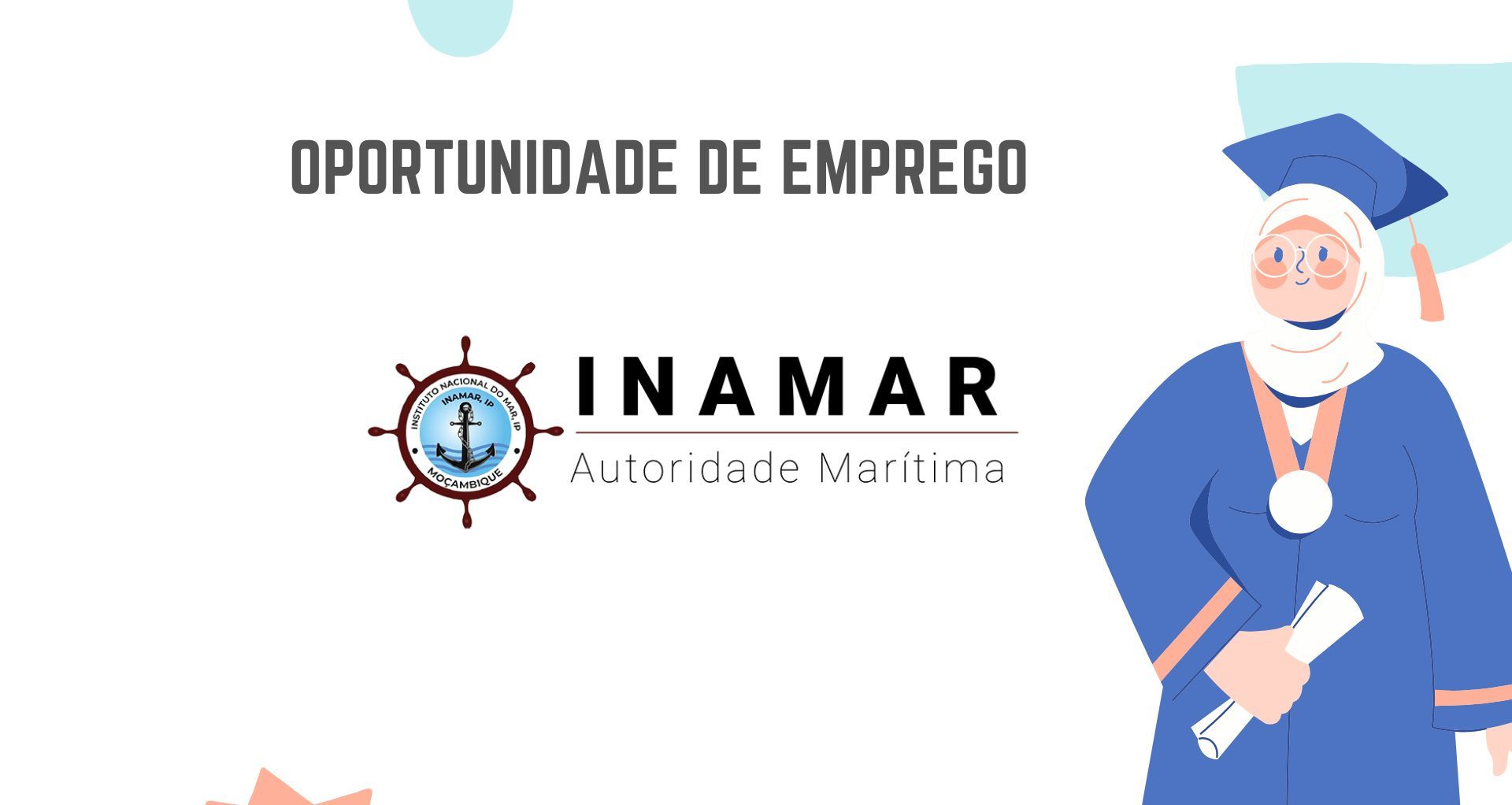O Instituto Nacional do Mar, IP (INAMAR, IP) abre (04) Vagas de Emprego ...